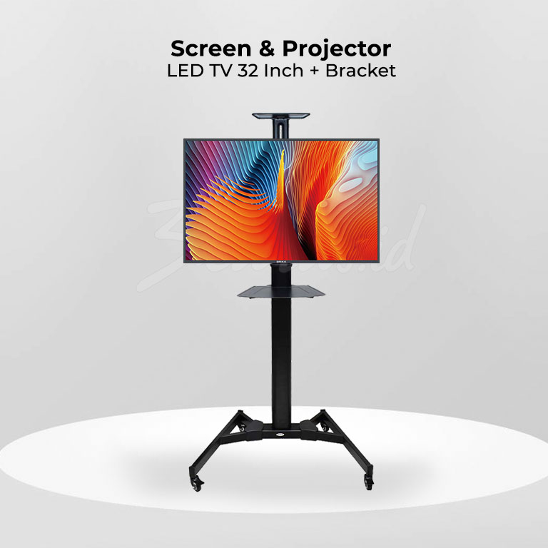 TV LED 32 Inch + Bracket Stand - 3 Laras.ID
